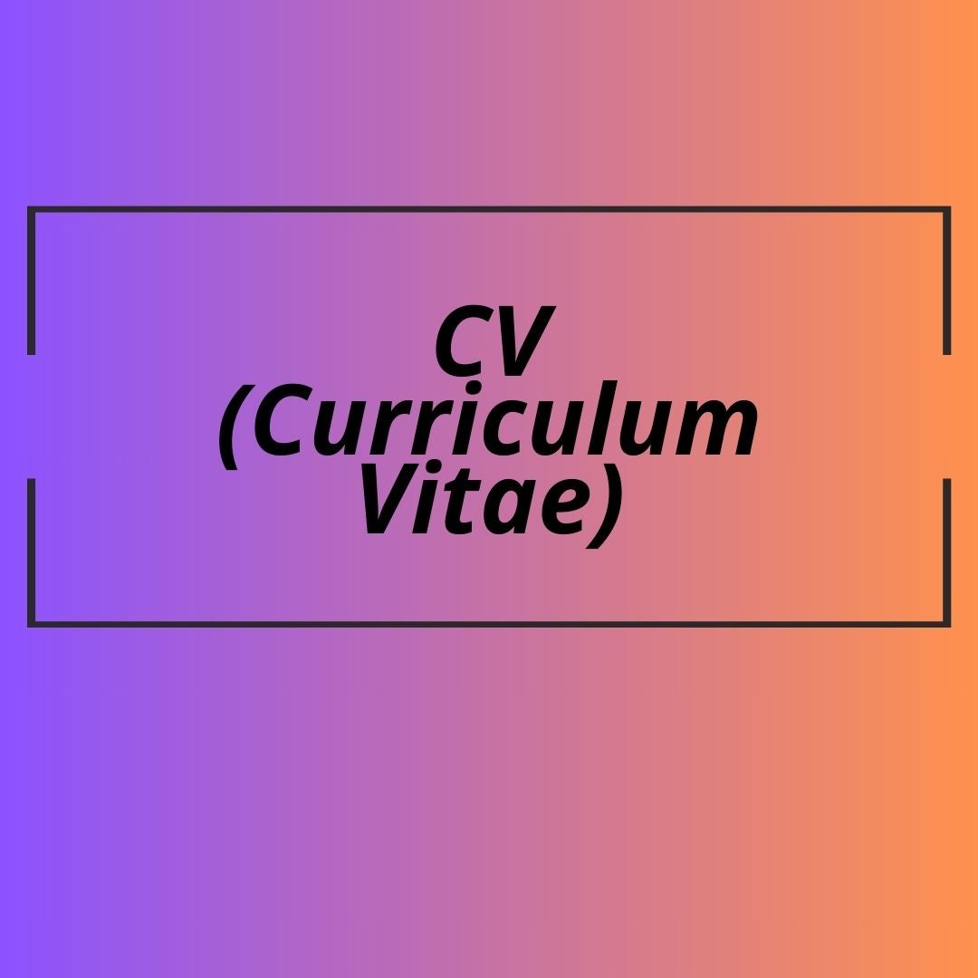 CV (Curriculum Vitae) | Statement Pieces Resumes